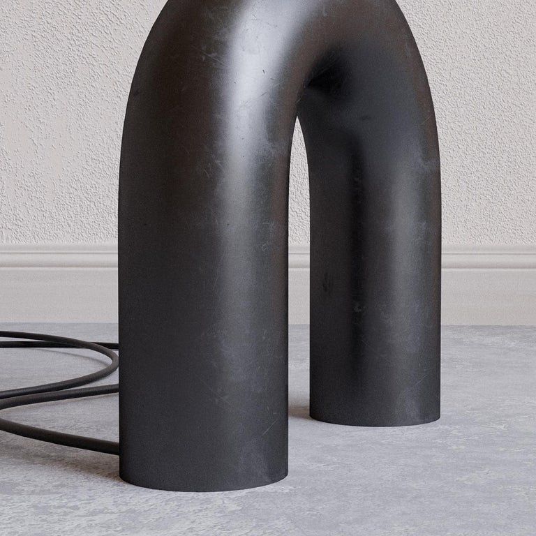U-Disk Two-Light Floor Lamp For Sale at 1stDibs