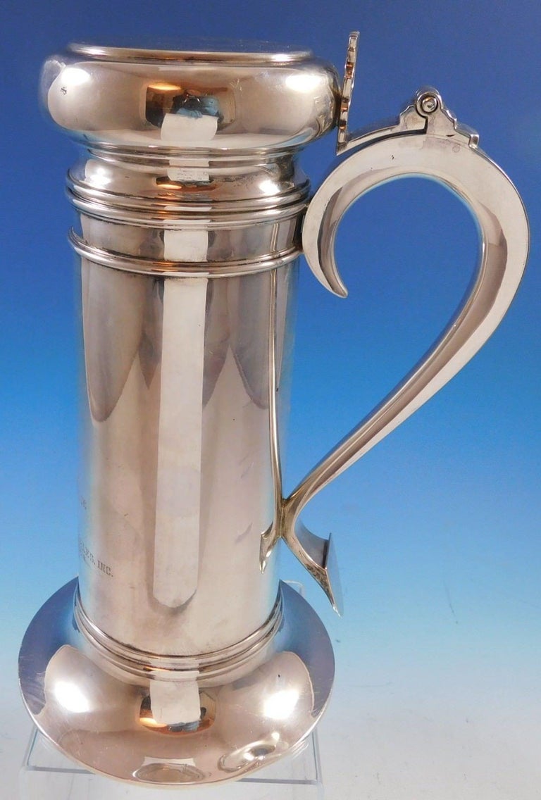 U. Vitali Sterling Silver Martini Shaker / Horse Racing Trophy For Sale ...