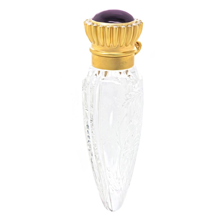 Udall and Ballou Gold and Crystal Perfume For Sale at 1stDibs