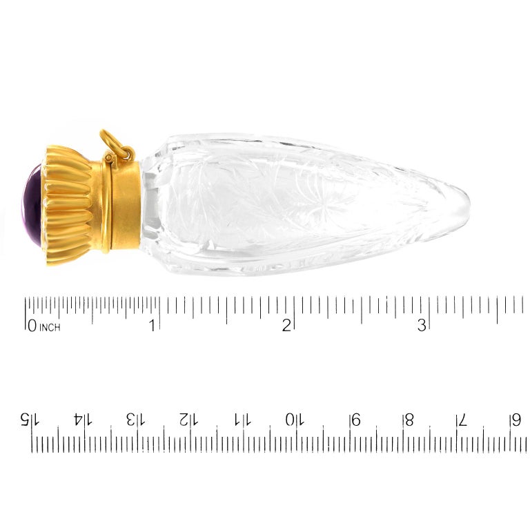 Udall and Ballou Gold and Crystal Perfume For Sale at 1stDibs