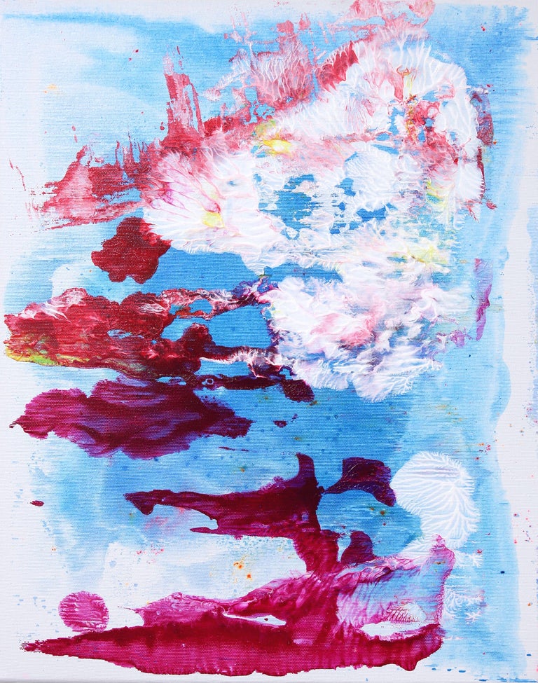 Udo Haderlein - Udo Haderlein "Celestial Sky II", Acrylic Paint 2021 ...