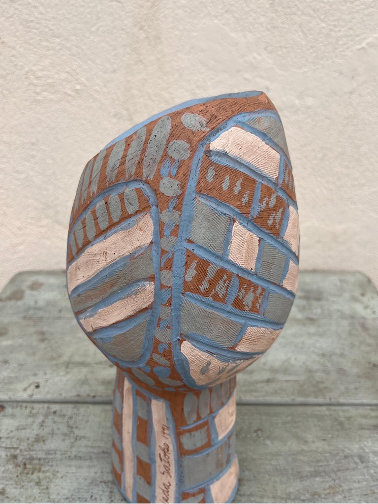 Ueda Satoko Abstract Clay Sculpture, Brazil 1991 For Sale at 1stDibs