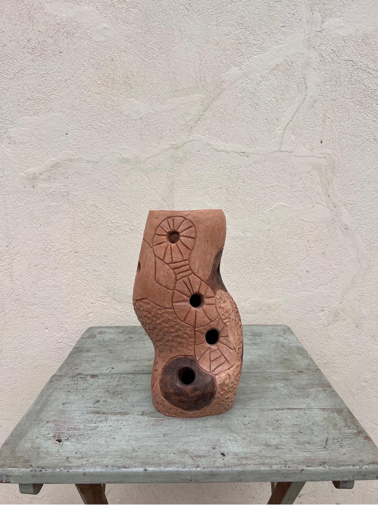 Ueda Satoko Clay Sculpture, Brazil, 1991 For Sale at 1stDibs