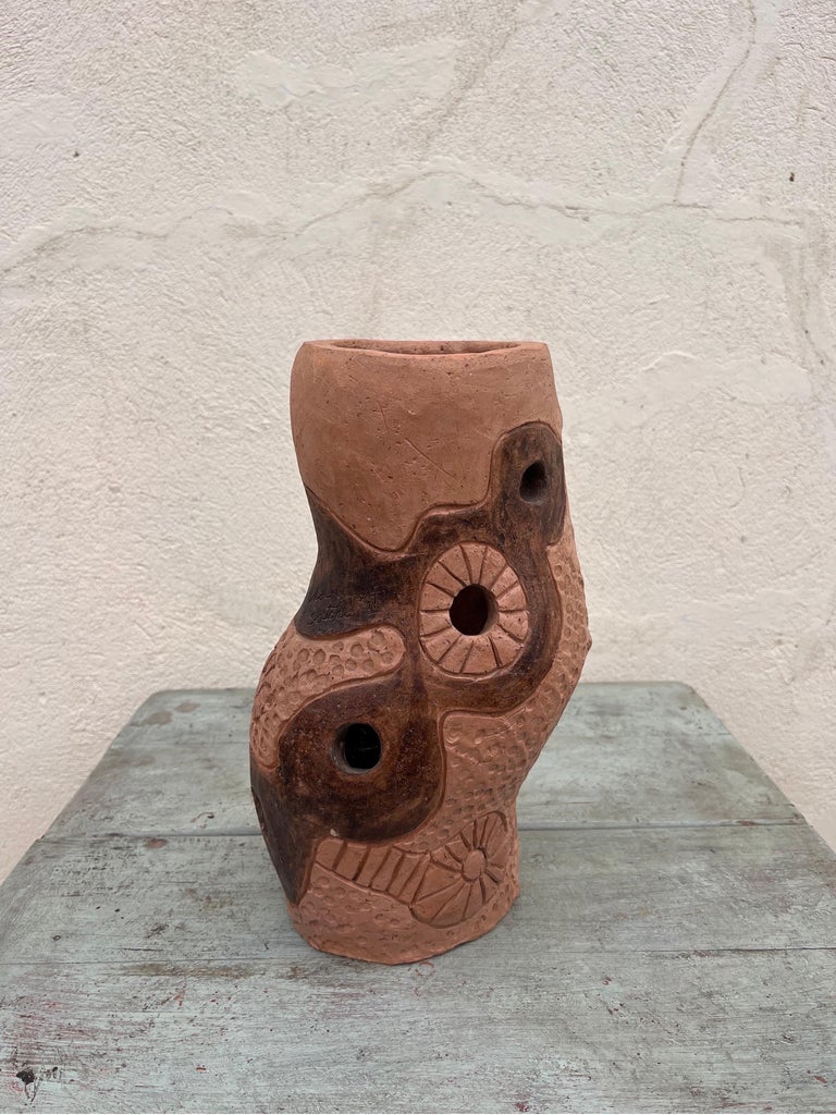 Ueda Satoko Clay Sculpture, Brazil, 1991 For Sale at 1stDibs