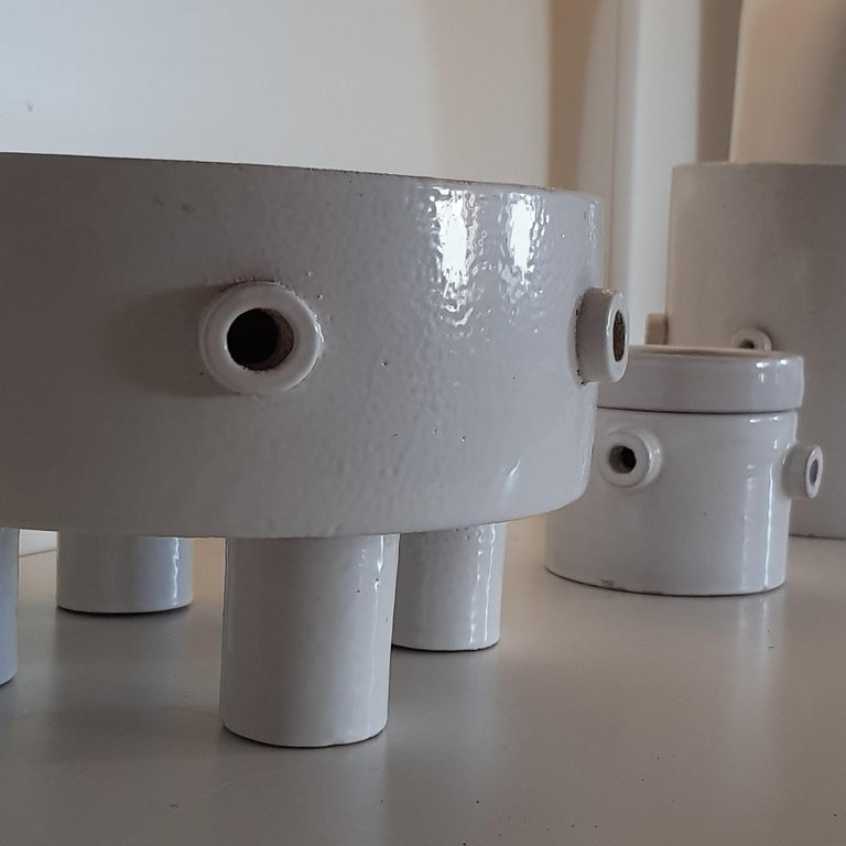 "Ufo" Cachepot Contemporary Ceramic For Sale at 1stdibs