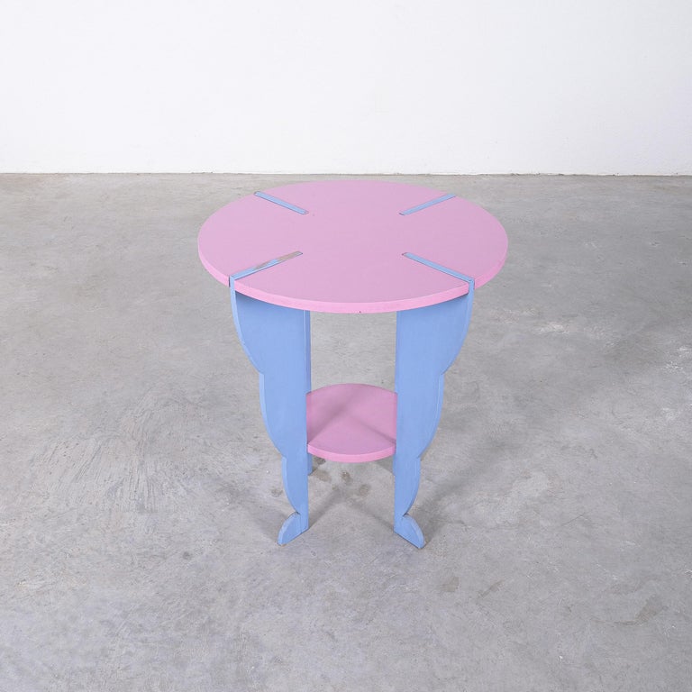 Ugo La Pietra Side Table Flessuosa Series Busnelli Italy, Post Modern ...