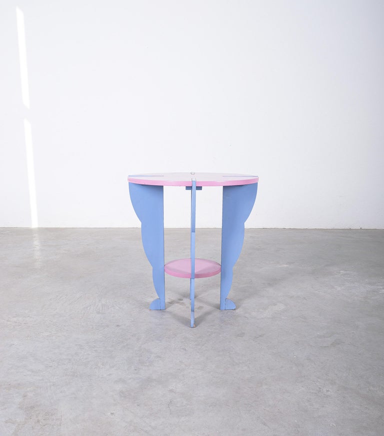 Ugo La Pietra Side Table Flessuosa Series Busnelli Italy, Post Modern ...