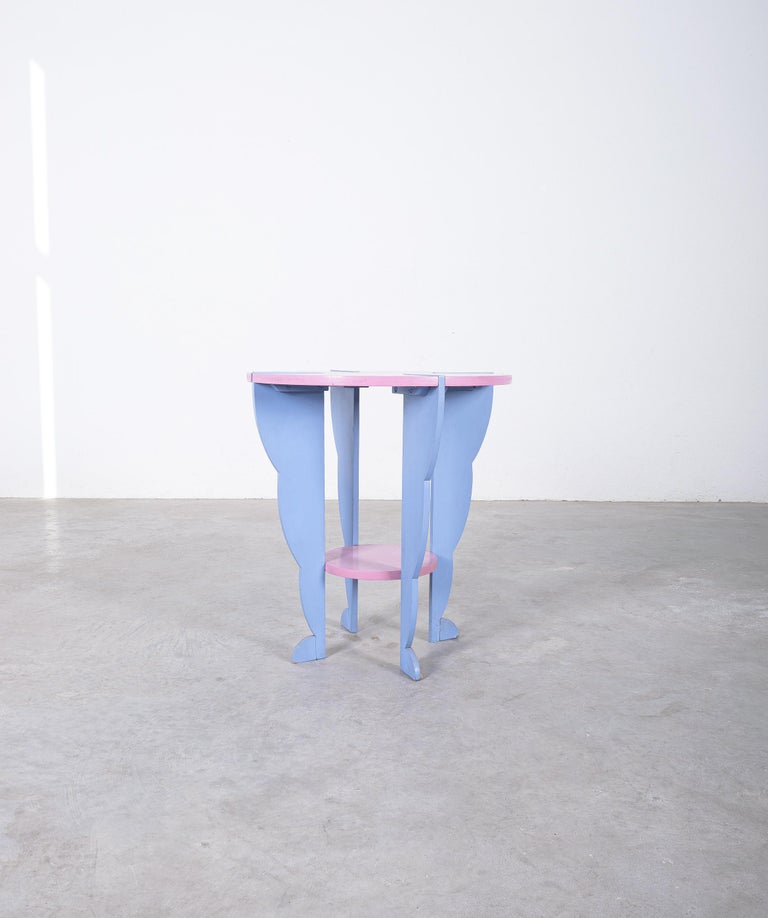 Ugo La Pietra Side Table Flessuosa Series Busnelli Italy, Post Modern ...