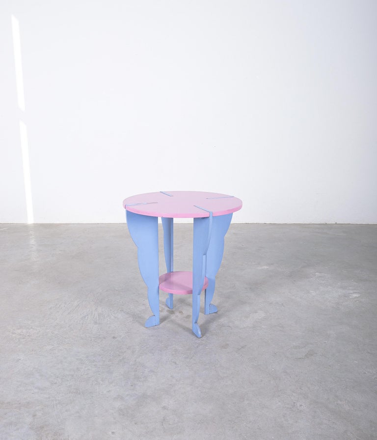 Ugo La Pietra Side Table Flessuosa Series Busnelli Italy, Post Modern ...
