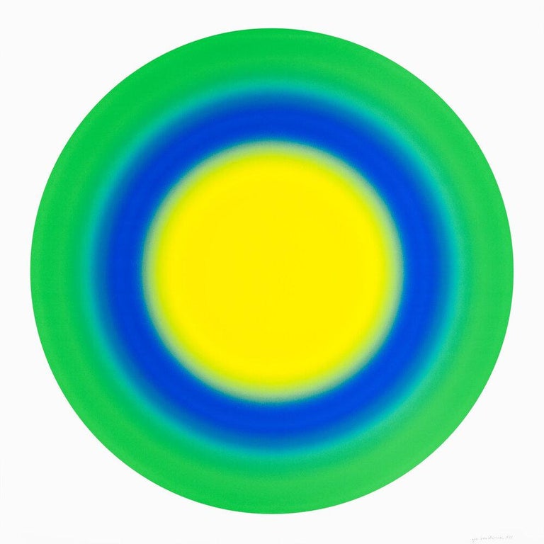 Ugo Rondinone - Sun 4, 2019 , Silkscreen in colors 60x60 inches ...