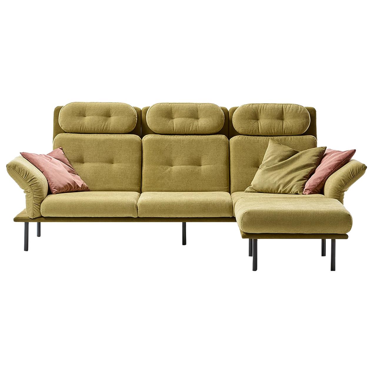 Ukiyo 3-Seat Sofa with Pouf For Sale at 1stDibs