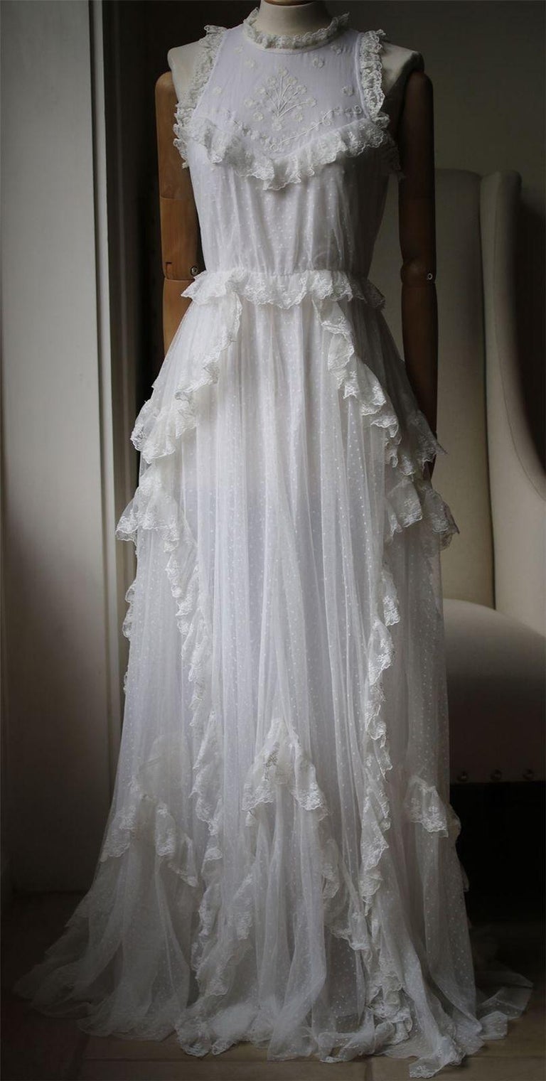 Ulla Johnson Florence Ruffle Lace Gown at 1stDibs | ulla johnson ...