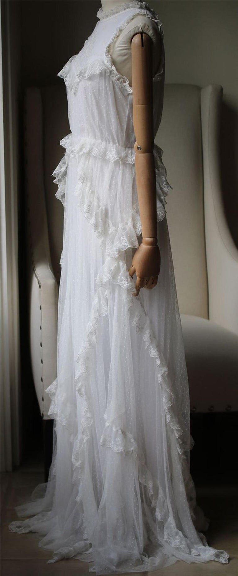 Ulla Johnson Florence Ruffle Lace Gown at 1stDibs | ulla johnson ...