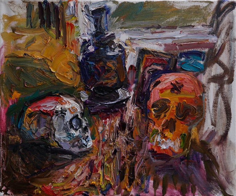 Ulrich Gleiter - "Souvenirs from New Mexico and Georgian Icons" Oil ...