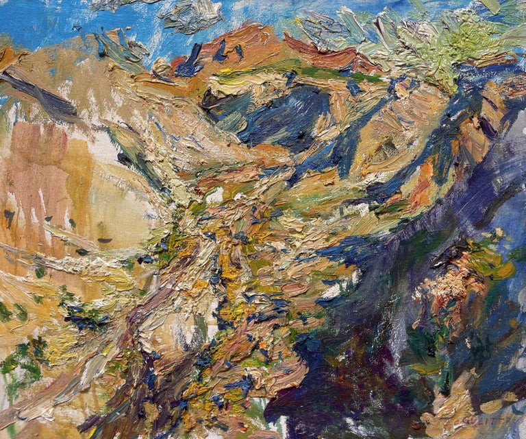 Ulrich Gleiter - "Spanish Desert" Oil Painting at 1stDibs