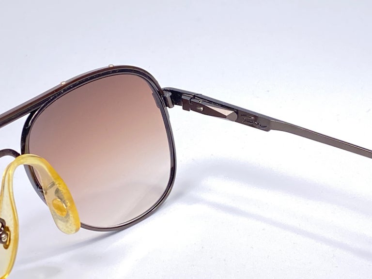 Ultra Rare 1970's Tura Oversized Copper Brown Gradient Lenses Sunglasses For Sale at 1stDibs