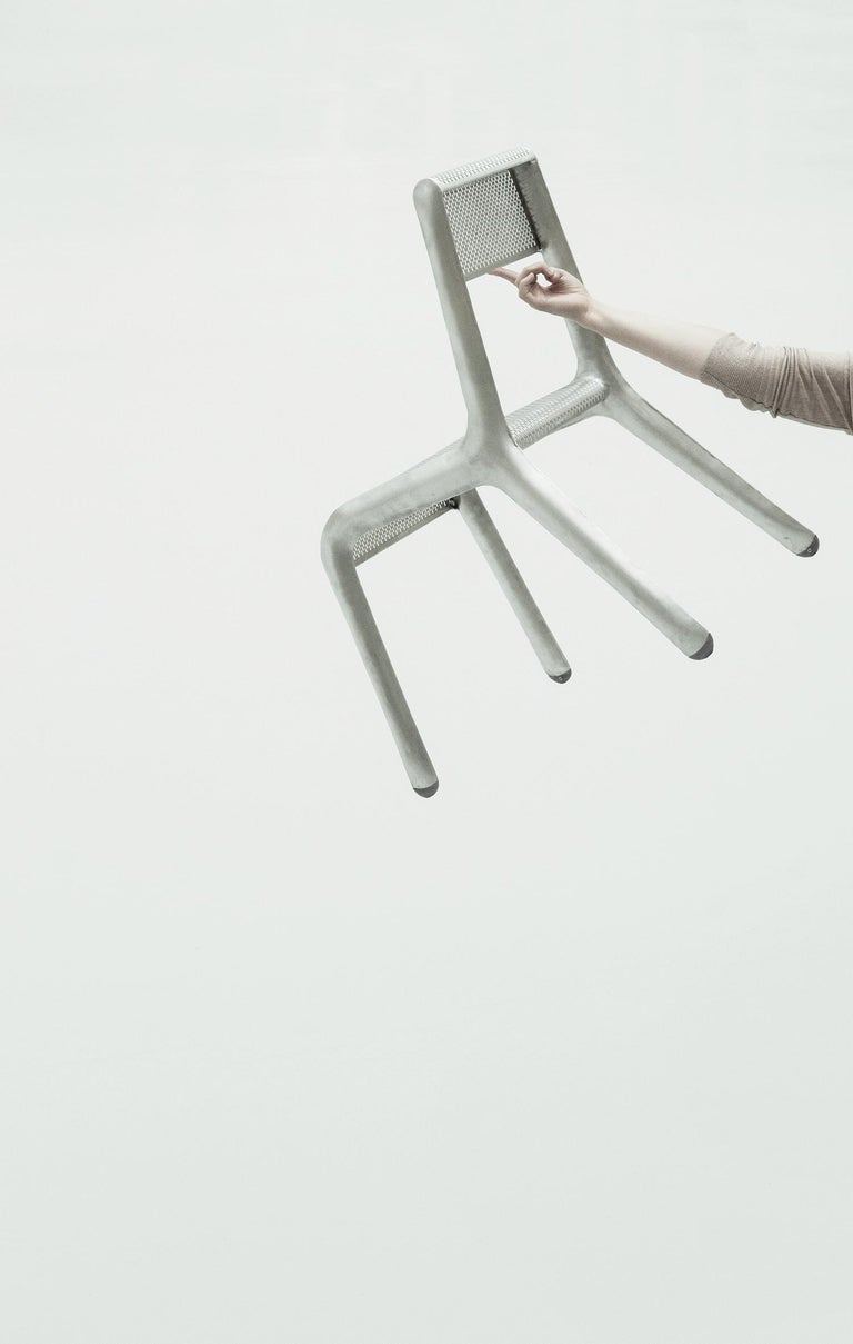 Ultraleggera Anodic Nature Color Aluminum Seating by Zieta For Sale at ...