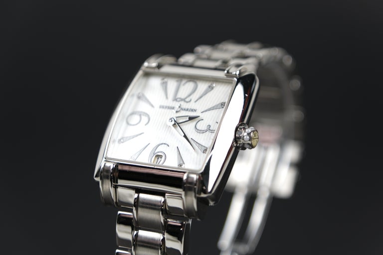 Ulysse Nardin Caprice Stainless Steel Diamond Watch #133-91/691 For ...