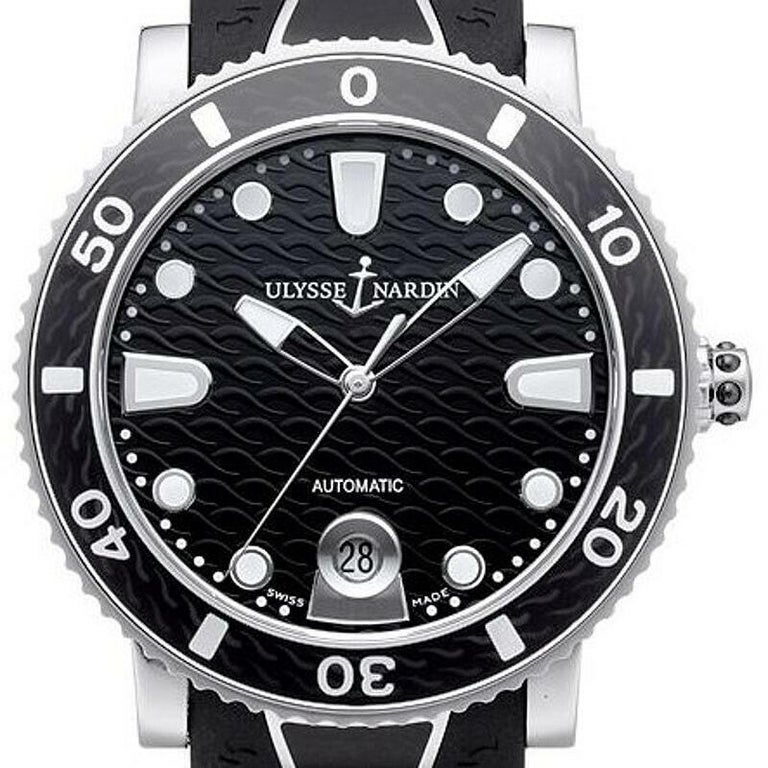 Ulysse Nardin Lady Diver 8103-101-3/02 Steel Automatic Date Watch at ...