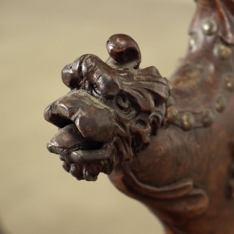 Umbertine Rifle Cabinet Walnut Italy 19th Century For Sale at 1stDibs