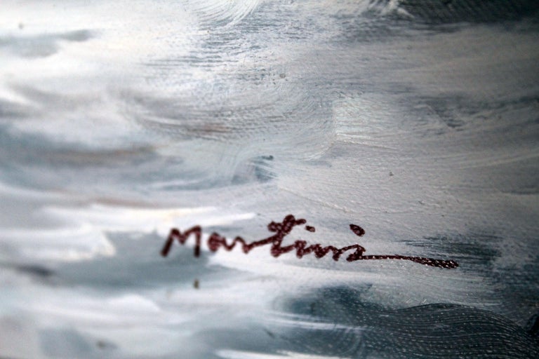 Umberto Montini, Italian Paintings "Sailboat", Set of Two, 1940s For ...