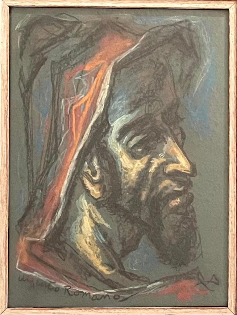 Umberto Romano - Original Expressionist Pastel Painting Umberto Romano ...
