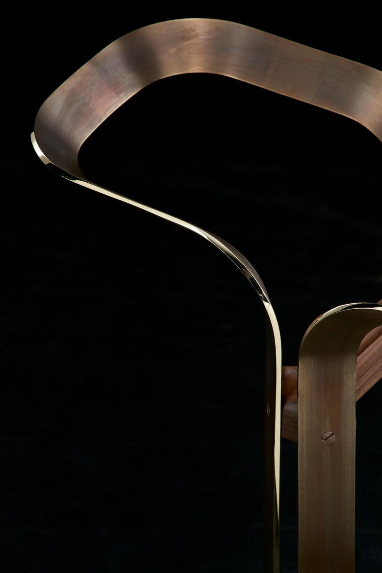 Umbrella Stand by Honorific in Solid Brass and Emperador Dark Marble ...