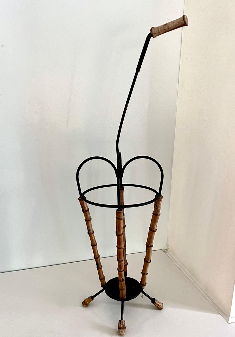 Umbrella Stand with Bamboo Detail For Sale at 1stDibs