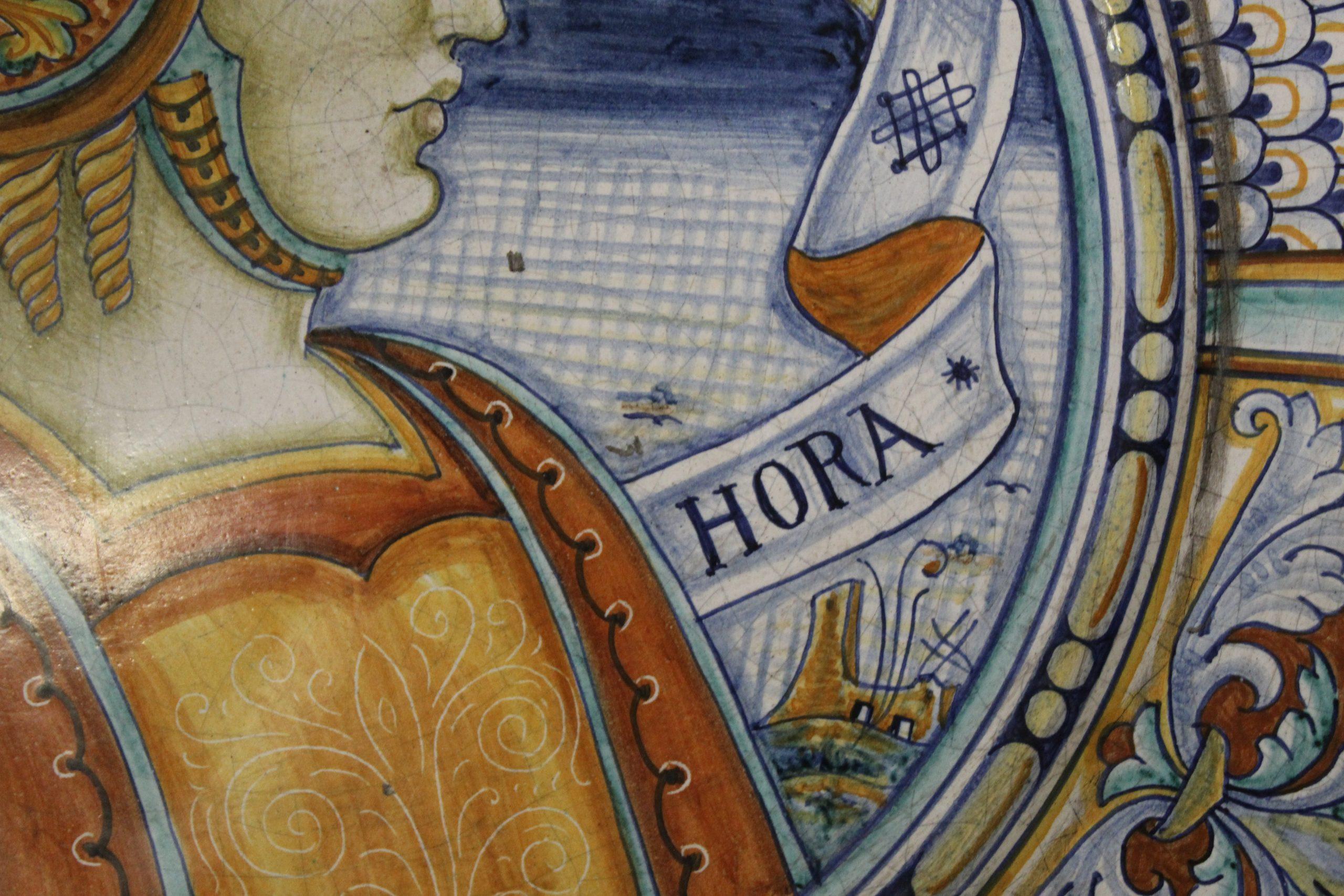 Umbria - Plate, Parade Plate - Renaissance style For Sale at 1stDibs