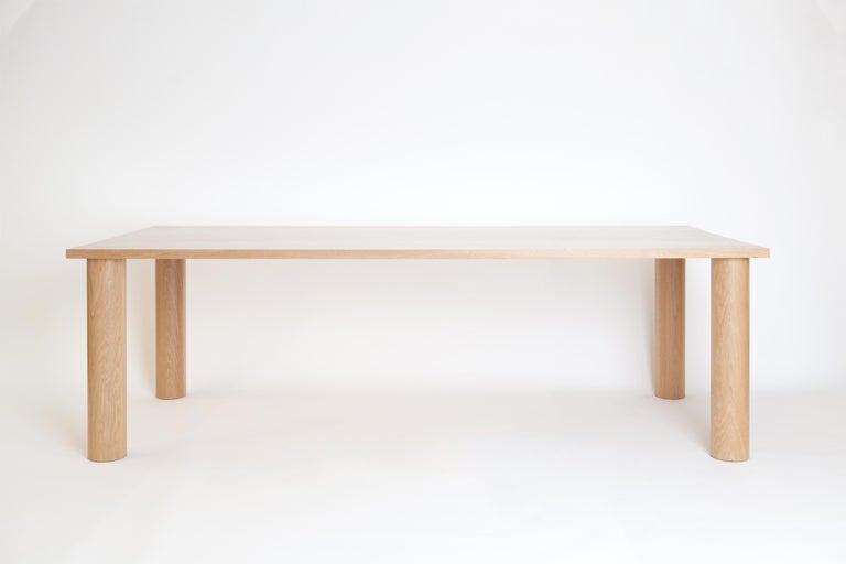 UNA Modern Dining Table in Solid White Oak by Estudio Persona For Sale ...