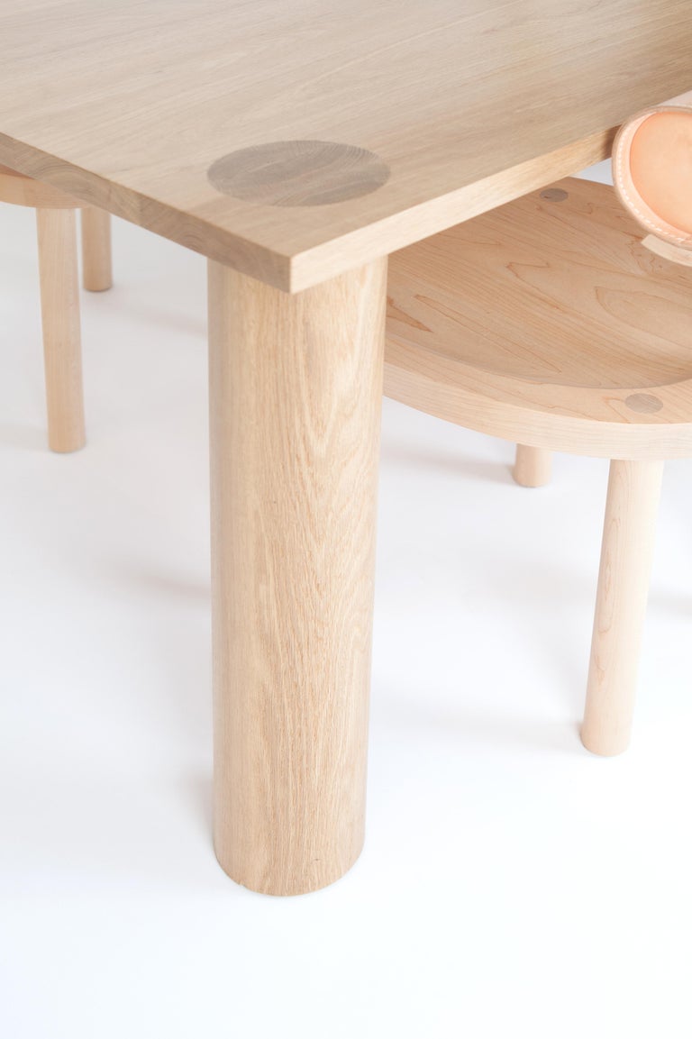 UNA Modern Dining Table in Solid White Oak by Estudio Persona For Sale ...