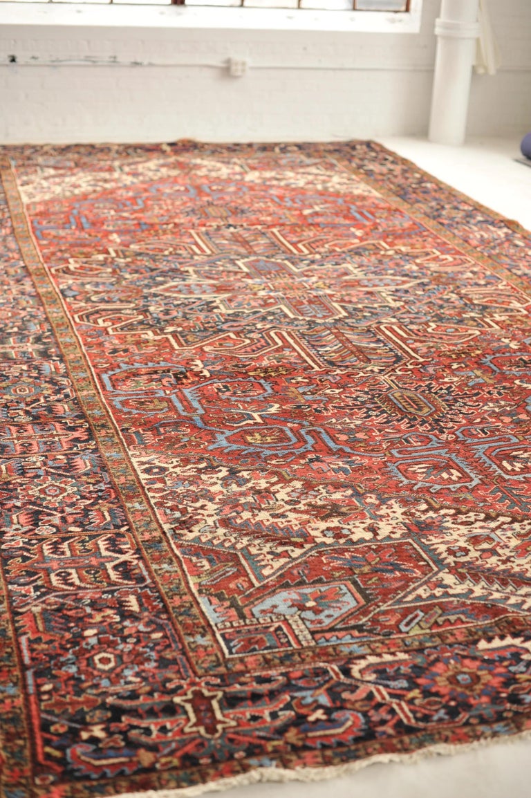 Unbelievable Palatial Oversized Antique Persian Heriz Rug, circa 1925 ...