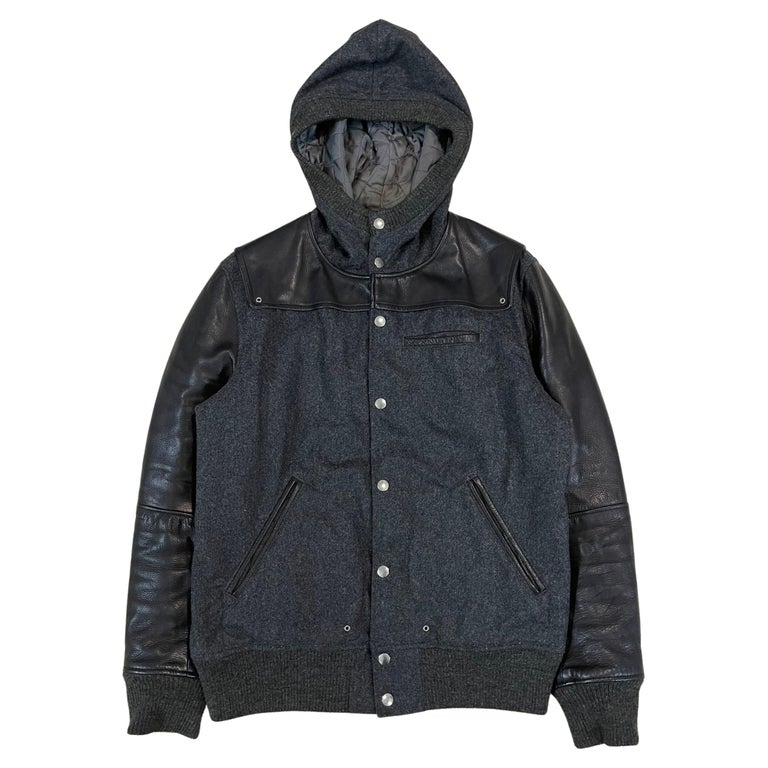 Undercover A/W2011 Hybrid Hood Varsity Jacket For Sale at 1stDibs