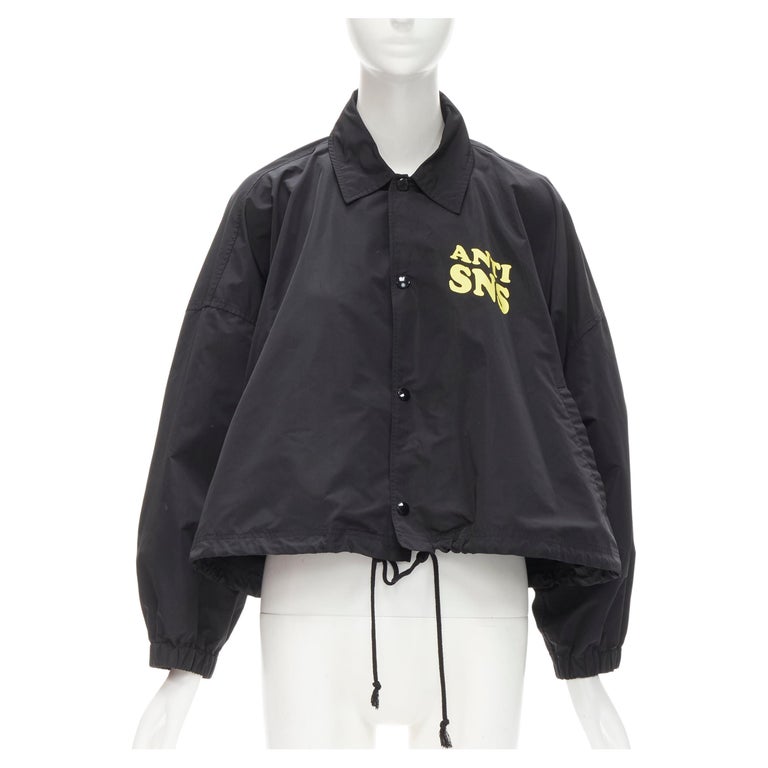 UNDERCOVER Anti SNS black nylon flared windbreaker jacket JP2 M For ...