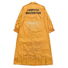 Undercover Jun Takahashi Runway Black Wool Cotton Printed Coat , Spring 2016 For Sale at 1stDibs ...