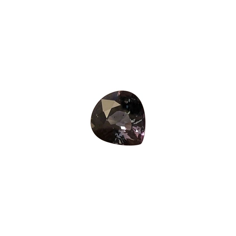Unheated 1.07ct Colour Change Sapphire Green Blue Pink IGI Certified Pear Gem For Sale at 1stDibs