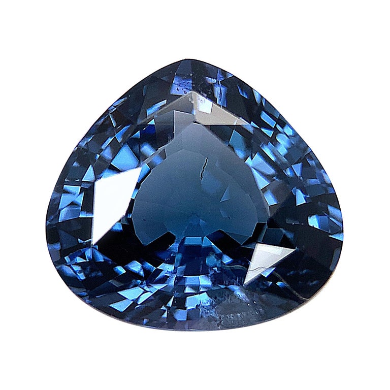 Unheated 5.02 Carat Blue Spinel, Loose Gemstone, GIA Certified For Sale ...