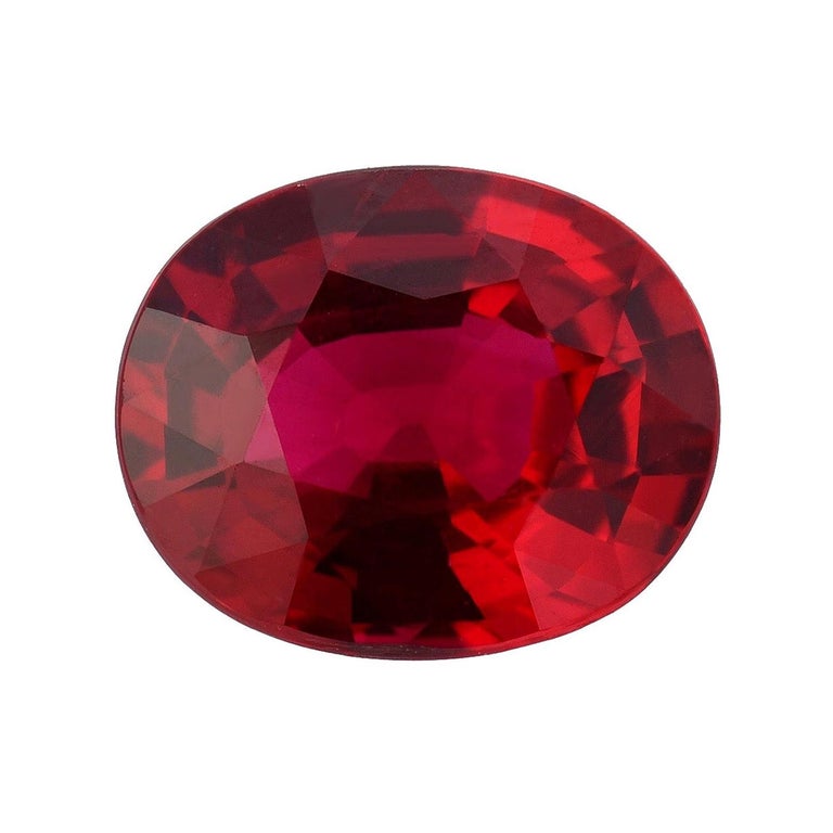 Unheated Ruby Ring Gem 2.09 Carat AGL Certified No Heat Loose Gemstone ...