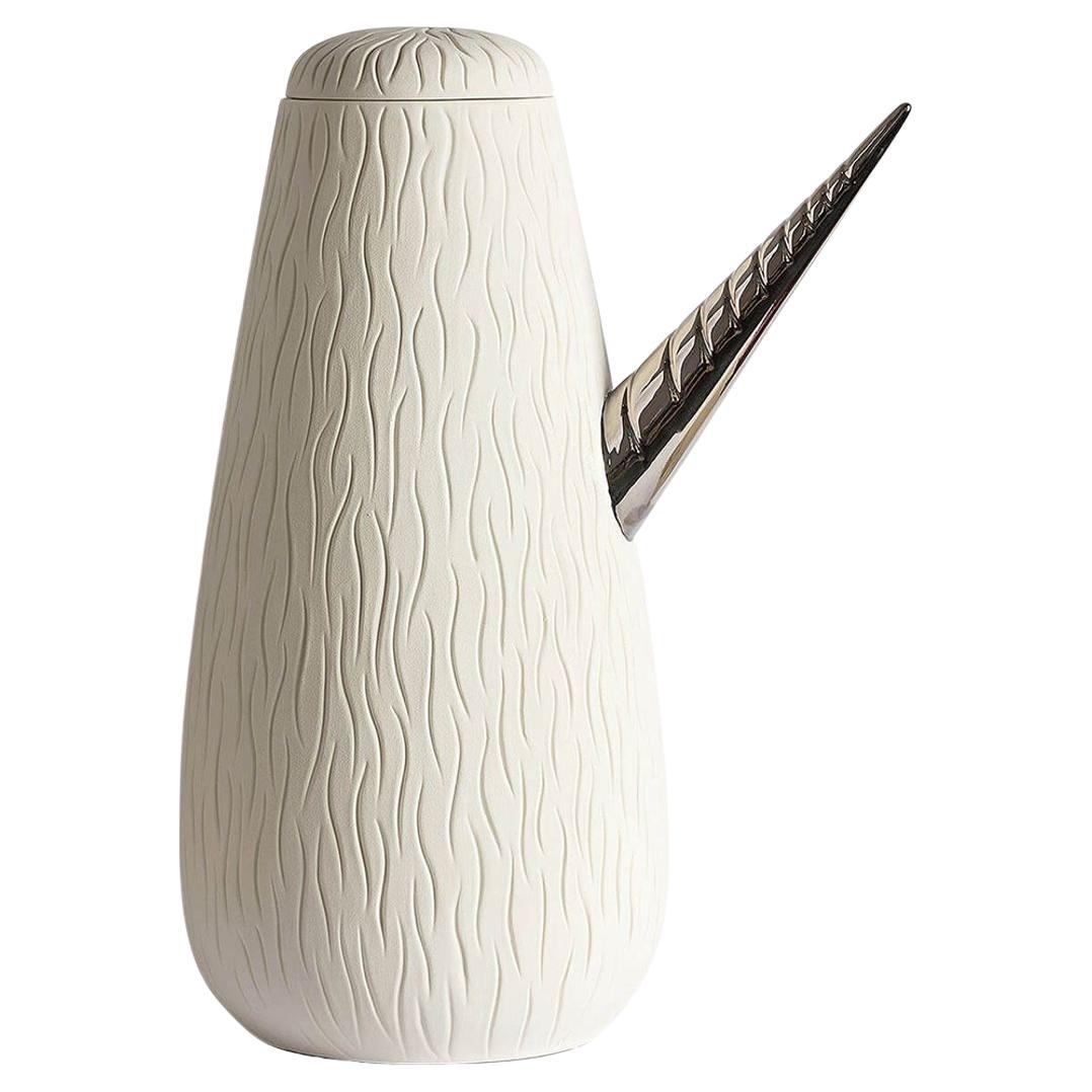 Ram Rough Concrete and Glossy Copper Horn by Bosa For Sale at 1stDibs