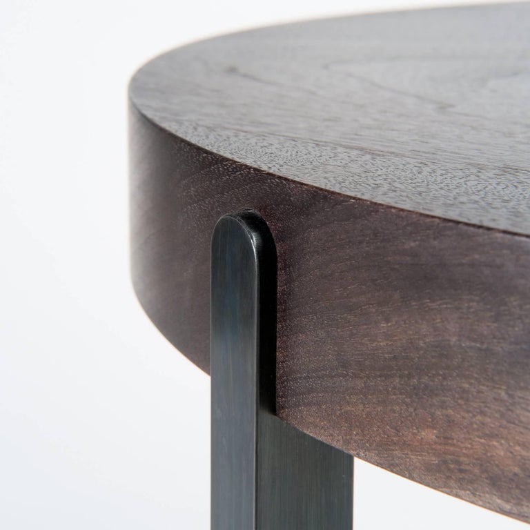 Union Side Table Sm by Tretiak Works, Contemporary Handcrafted Oxidized ...
