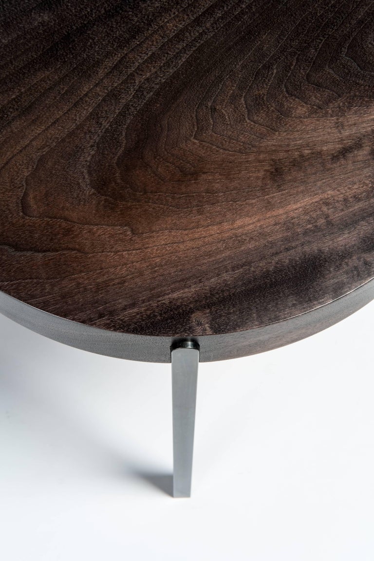 Union Side Table Sm by Tretiak Works, Contemporary Handcrafted Oxidized ...