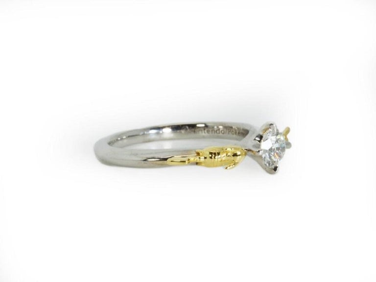 Unique 18k Pikachu Inspired Ring with 0.26 ct Natural Diamonds- GIA ...