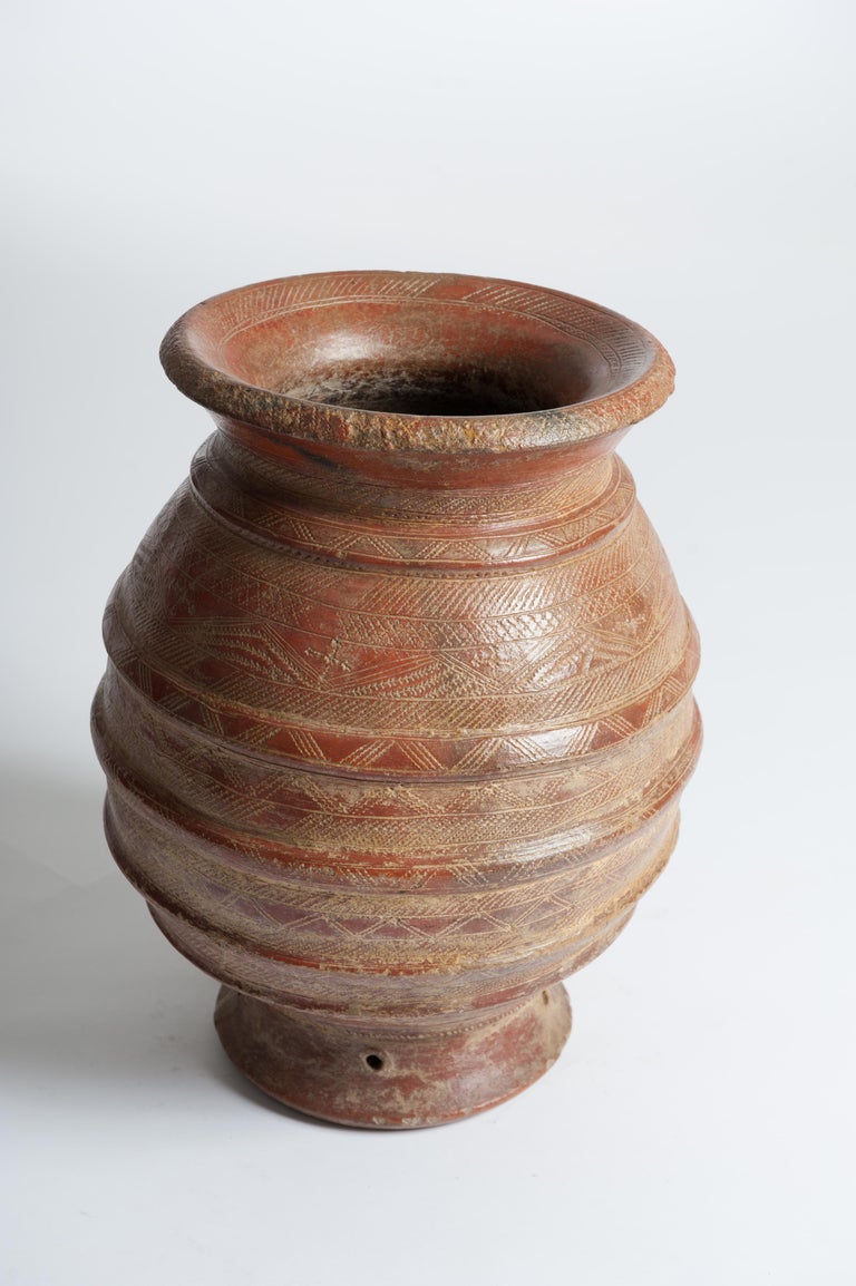 Unique Africain Tribal Midcentury Terracotta Storage Jar from Mali at ...