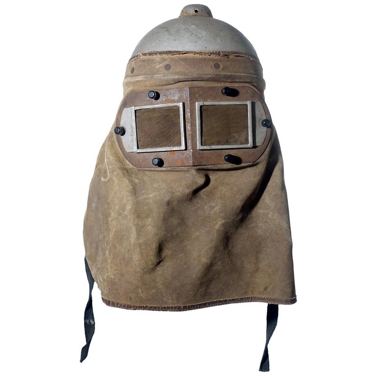 Unique And Early Safety Helmet For Sale at 1stDibs