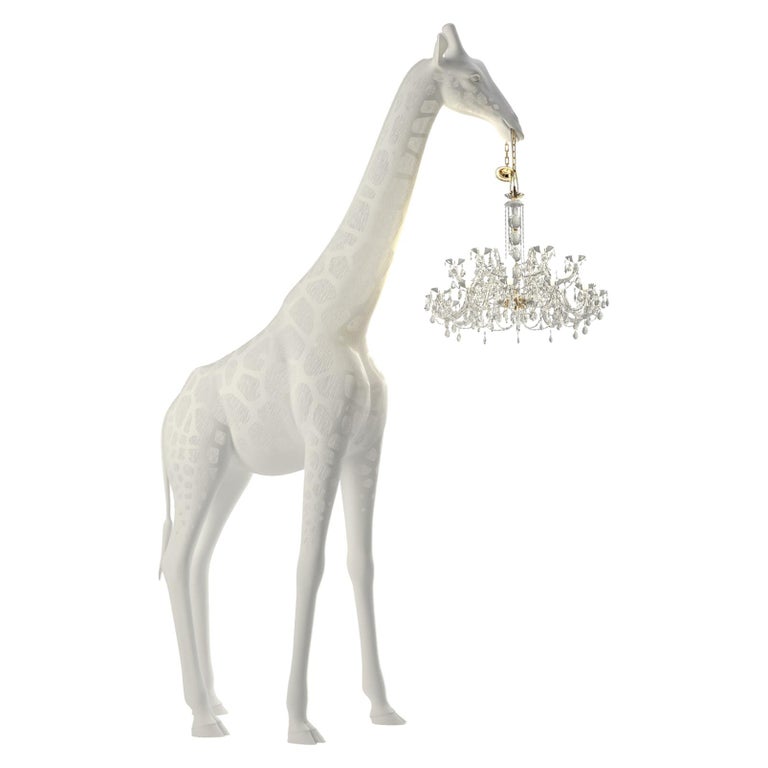 White Giraffe Statue