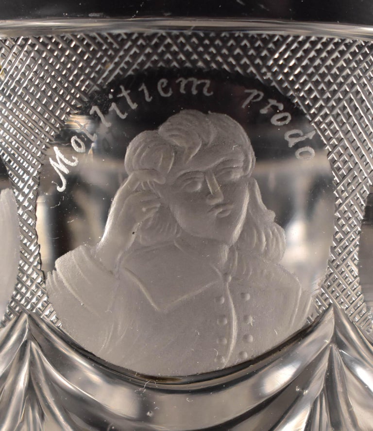 Unique Antique Masonic Goblet - Secret Sign Language - 19th century For ...