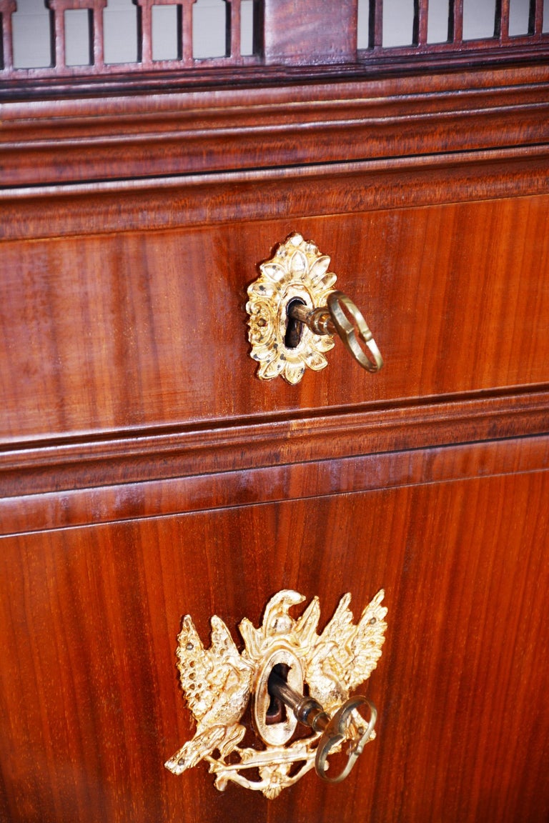 Unique Austrian Empire Secretary/Writing Desk, Material Mahogany, Wien ...