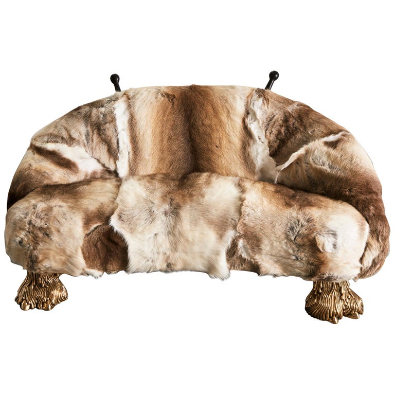 Unique Beast Settee by The Haas Brothers For Sale at 1stDibs