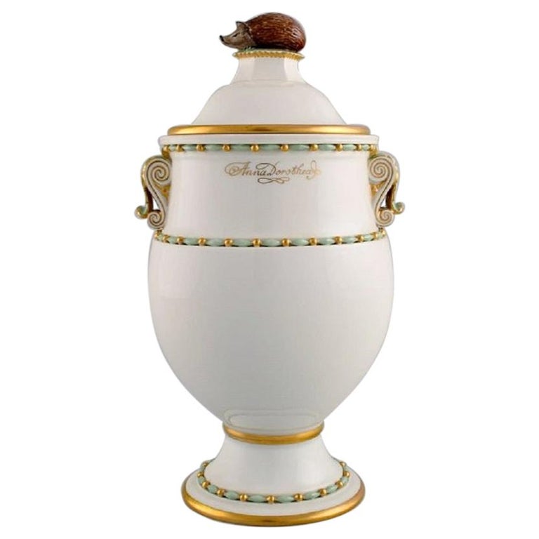 Unique Bing and Grøndahl Ornamental Vase in Hand-Painted Porcelain ...