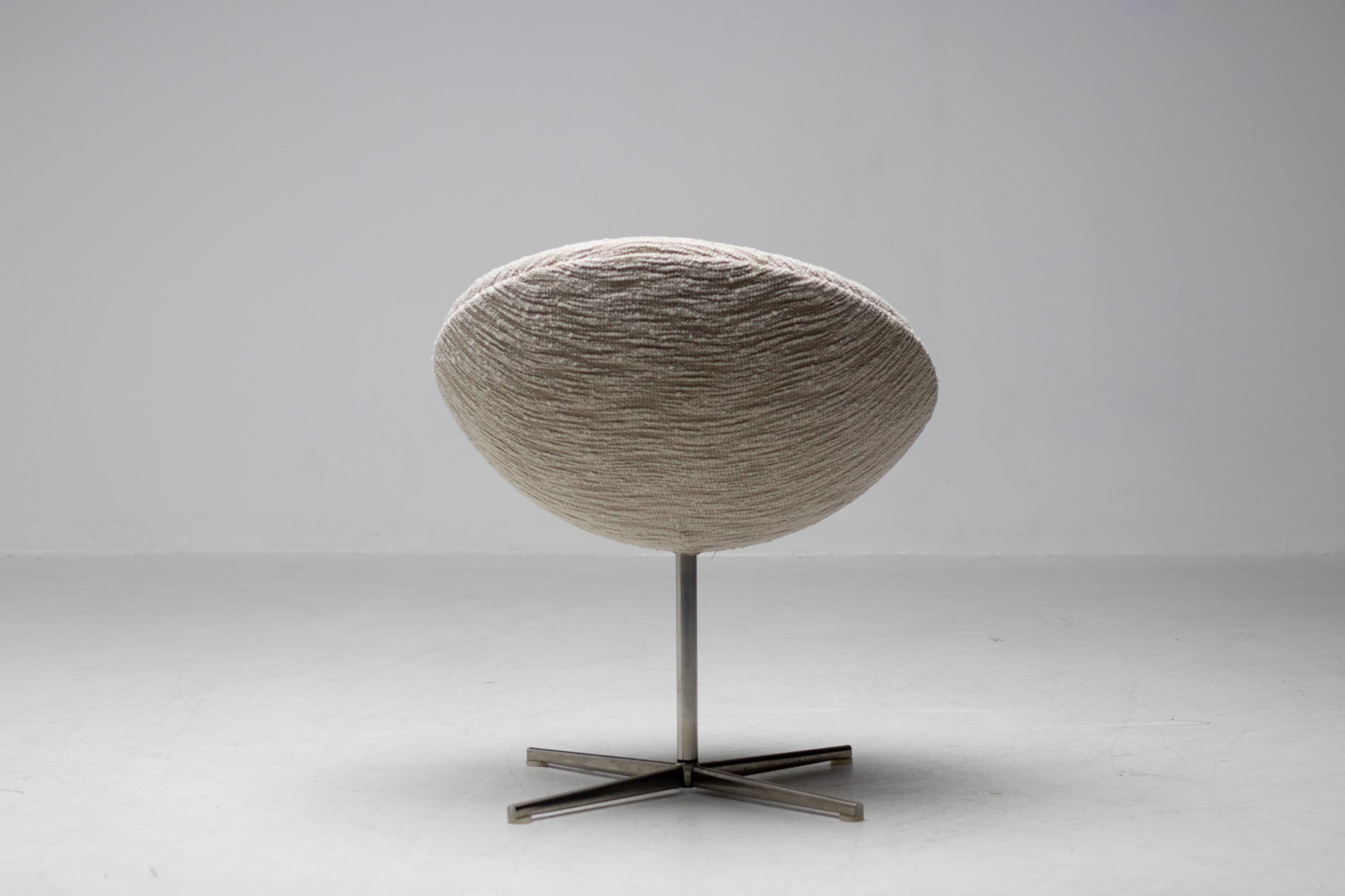 Unique Bouclé Verner Panton C1 Chair For Sale at 1stDibs